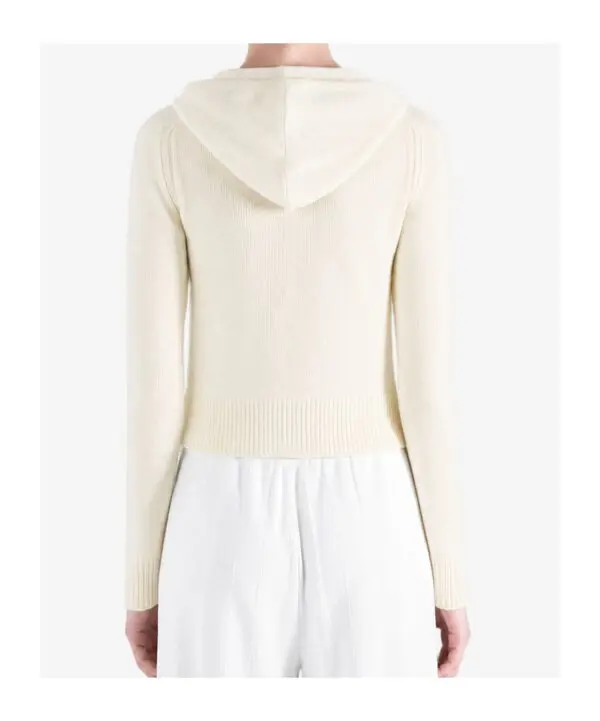Burberry Zip-up Hooded Cardigan