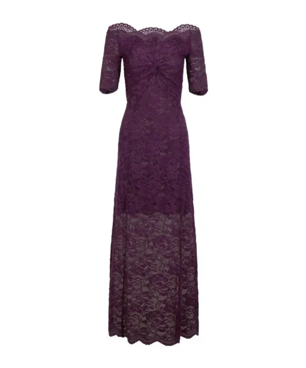 Rabanne Layered Lace Maxi Dress