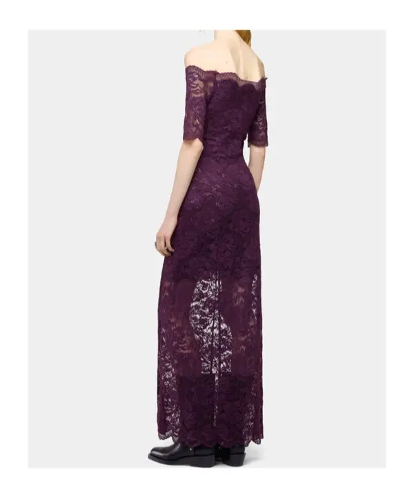 Rabanne Layered Lace Maxi Dress