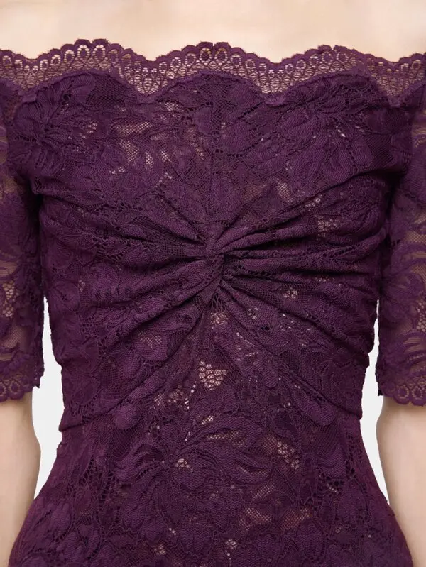 Rabanne Layered Lace Maxi Dress