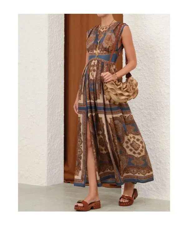 Zimmermann Mahon Waisted Maxi Dress
