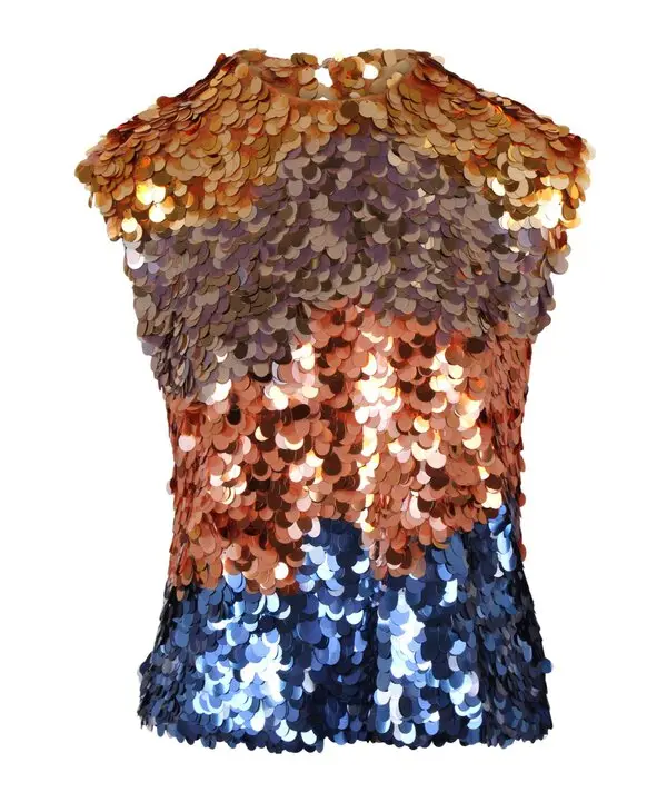 Ulla Johnson Remi Sequin-embellished Sleeveless Top - Brown