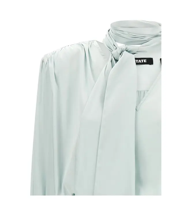 ROTATE BY BIRGER CHRISTENSEN Ruched Scarf Long Dress