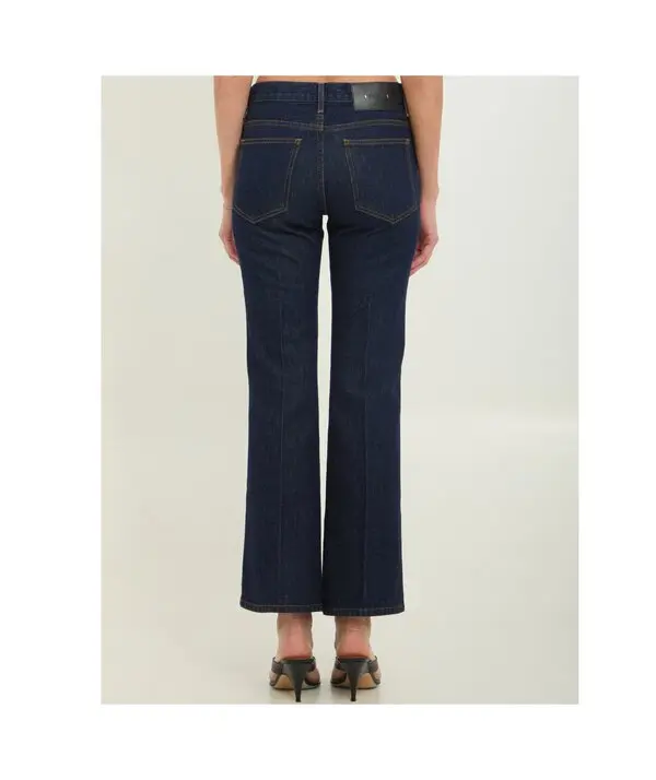 Khaite Clara Cropped Flare Jeans