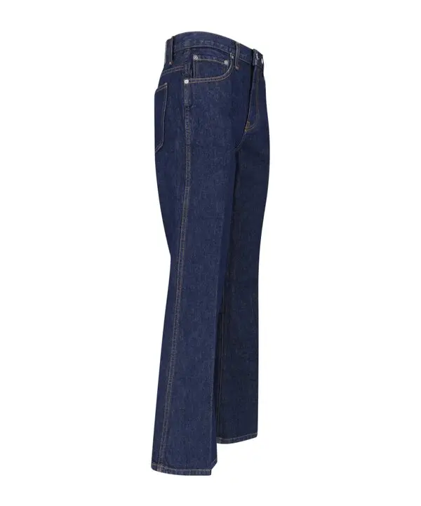 Khaite Clara Cropped Flare Jeans