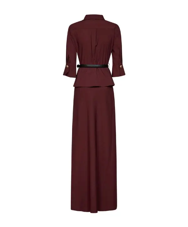 SELF-PORTRAIT Twill Maxi Dress