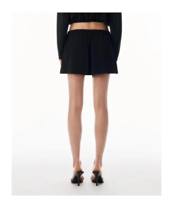 Alexander Wang Mid-rise Pleated Drawstring Shorts