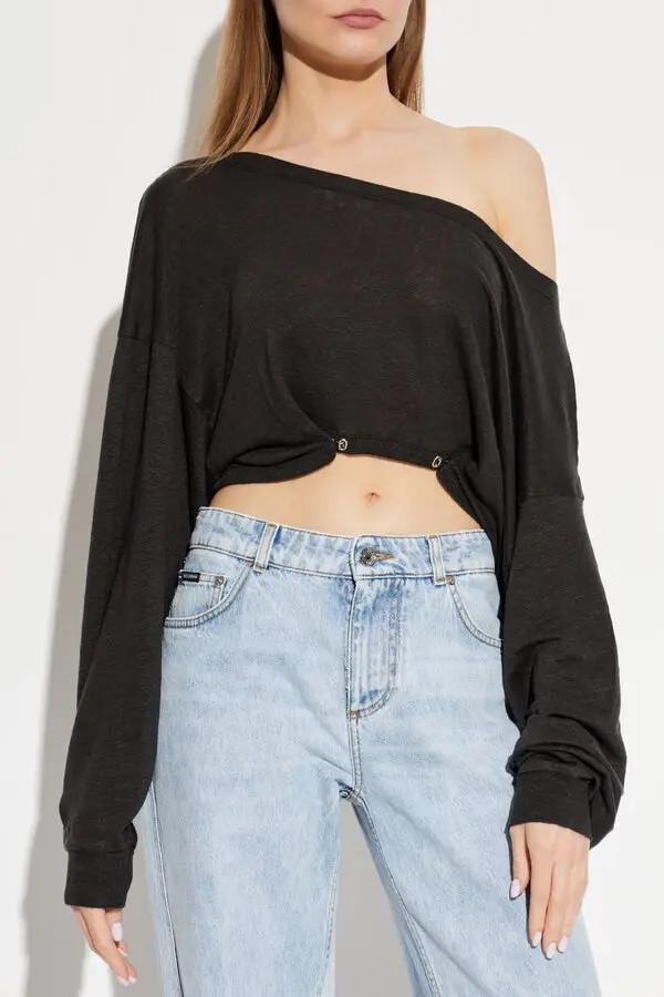 IRO PARIS Long-sleeved Short Top