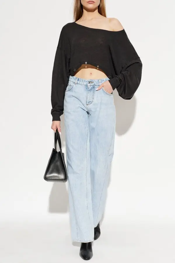 IRO PARIS Long-sleeved Short Top