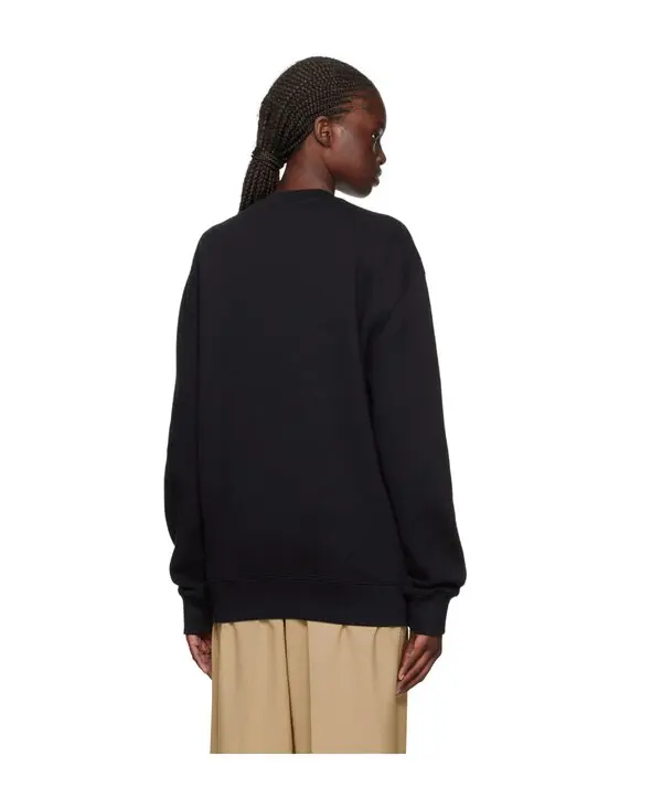 Maison Kitsuné Round Neck Shoulder Sweater