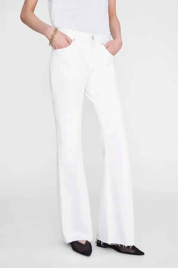 ANINE BING Wyatt Raw-cut Denim Jeans