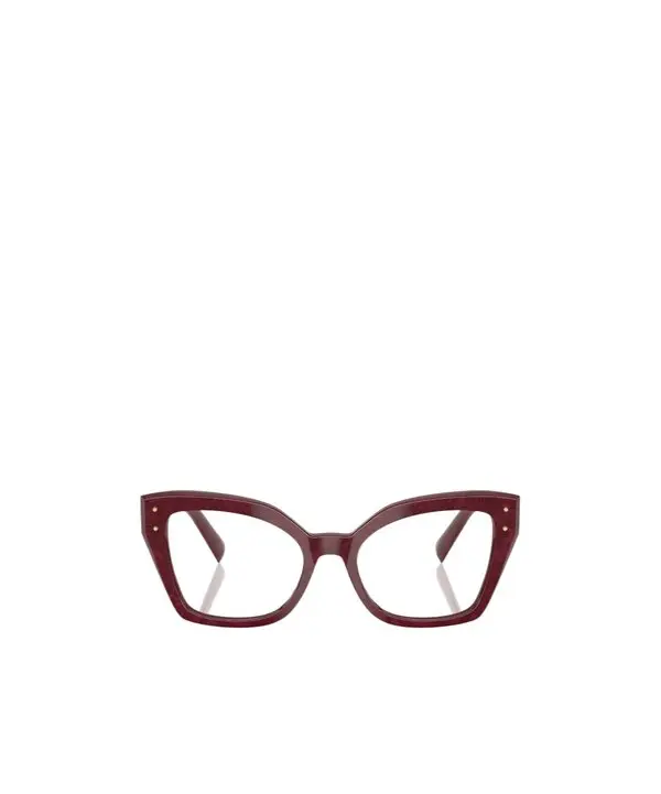 Dolce & Gabbana Dolce Gabbana Eyewear Butterfly Frame Glasses - Red