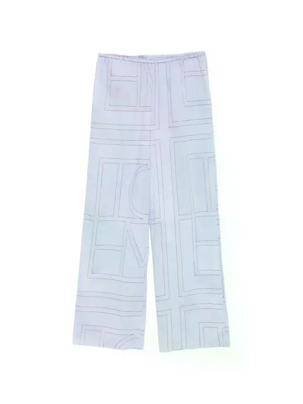 TOTEME Elasticated-waistband Trousers - Blue