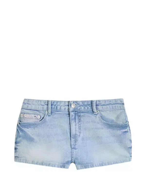 Juicy Couture Rhinestone Embellished Low-rise Shorts