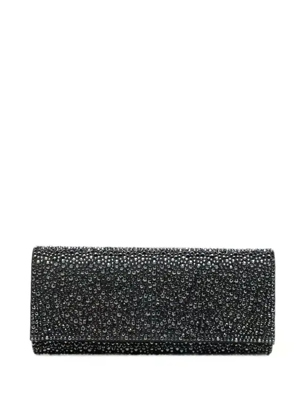 TWENTY FOURHAITCH Huma Crystal-embellished Fold-over Clutch Bag