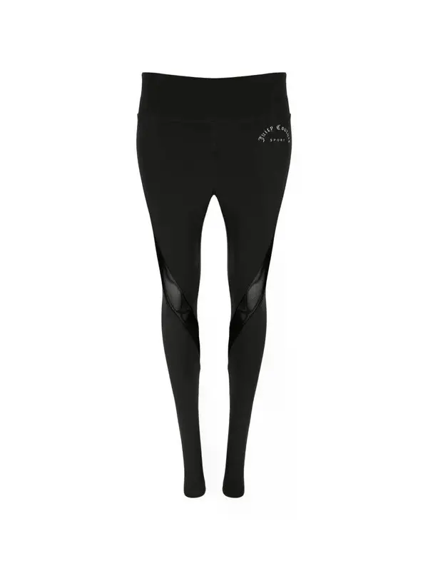 Juicy Couture Mesh-panelled Logo-print Leggings