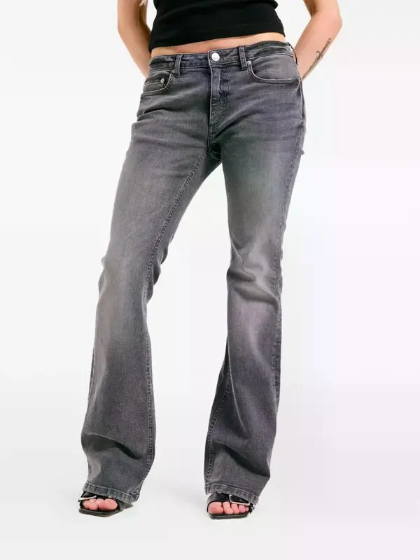 Juicy Couture Digi Embellished Flared Jeans - Grey