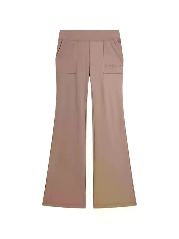 Juicy Couture Logo Print Flared Track Pants