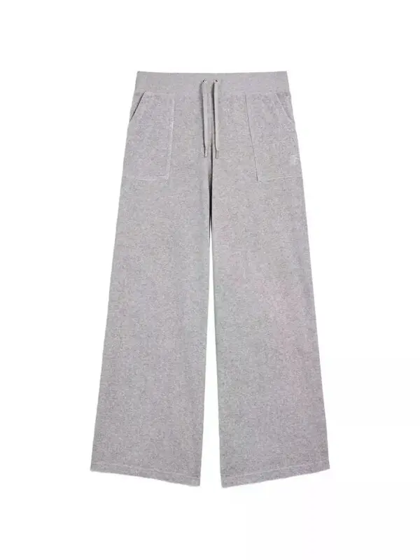Juicy Couture Wide-leg Velour Track Pants