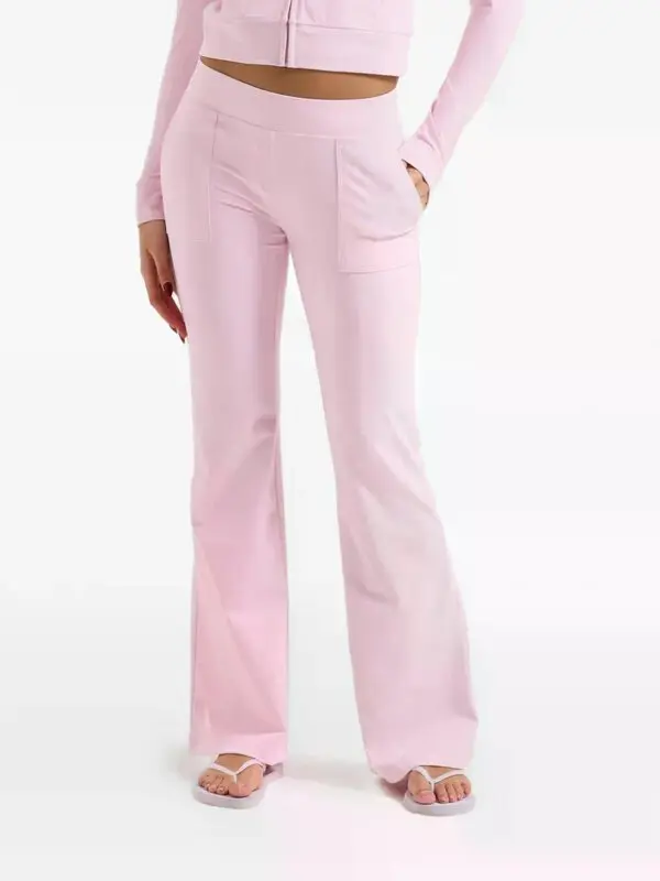 Juicy Couture Cherry Blossom Low-rise Track Pants