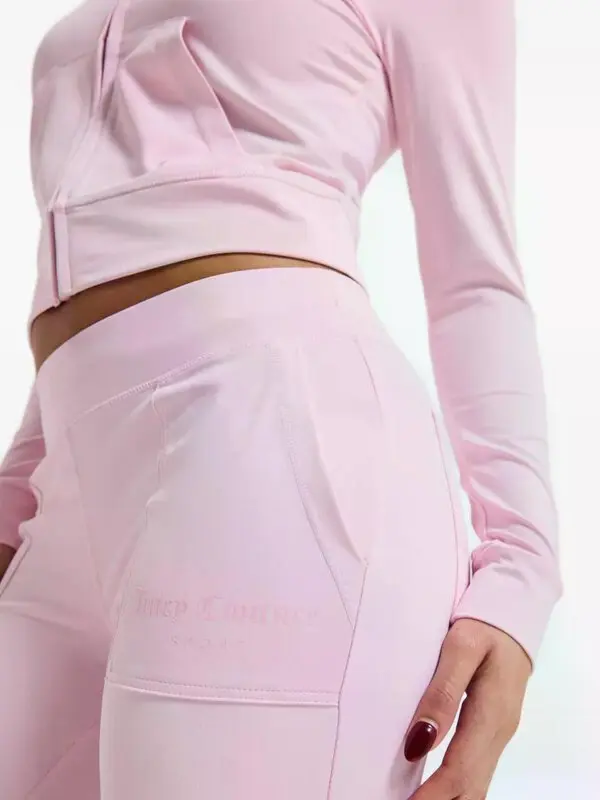 Juicy Couture Cherry Blossom Low-rise Track Pants