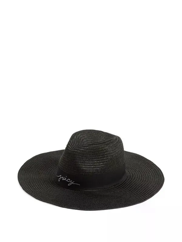 Juicy Couture Logo Embellished Cowboy Hat - Black