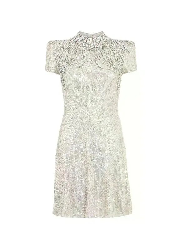 Jenny Packham Tala Embellished Mini Dress