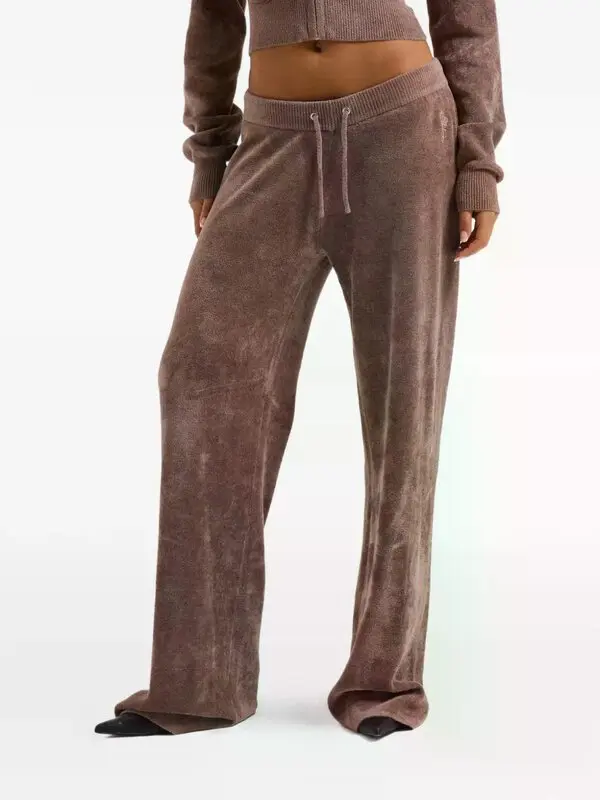 Juicy Couture Luxe Straight-leg Track Pants