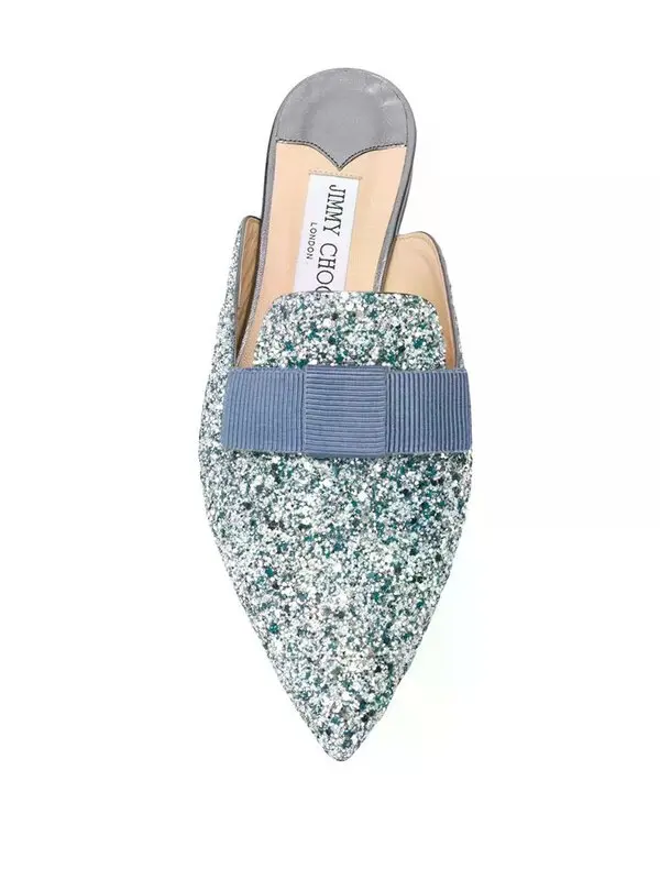 JIMMY CHOO Galaxy Flat Mules