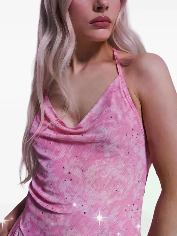 Juicy Couture X Disney Diamanté Mesh Mini Dress