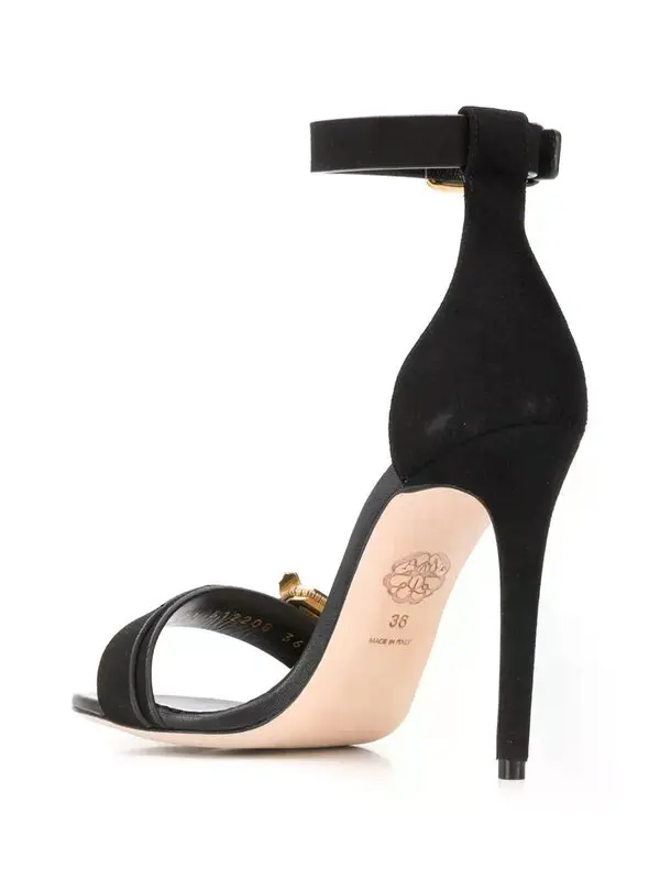 Alexander McQueen Embellished Butterfly Sandals