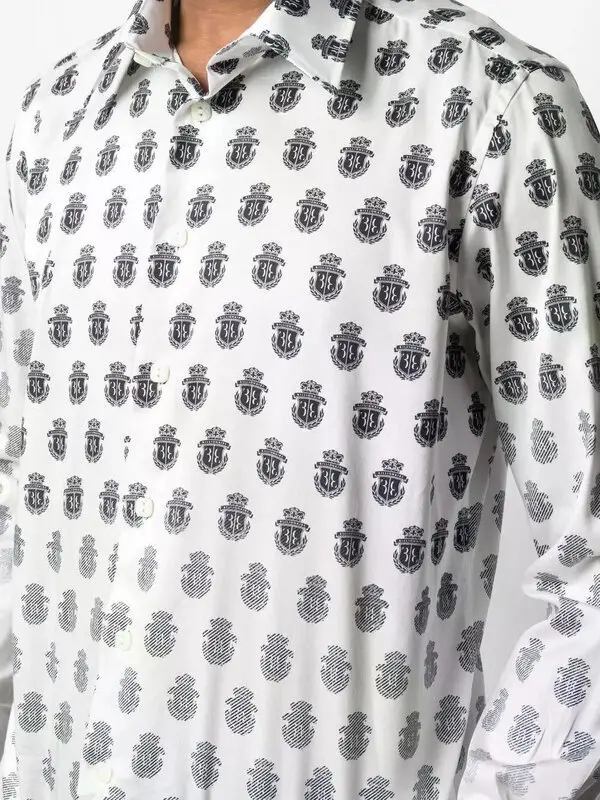 BILLIONAIRE Monogram-print Shirt