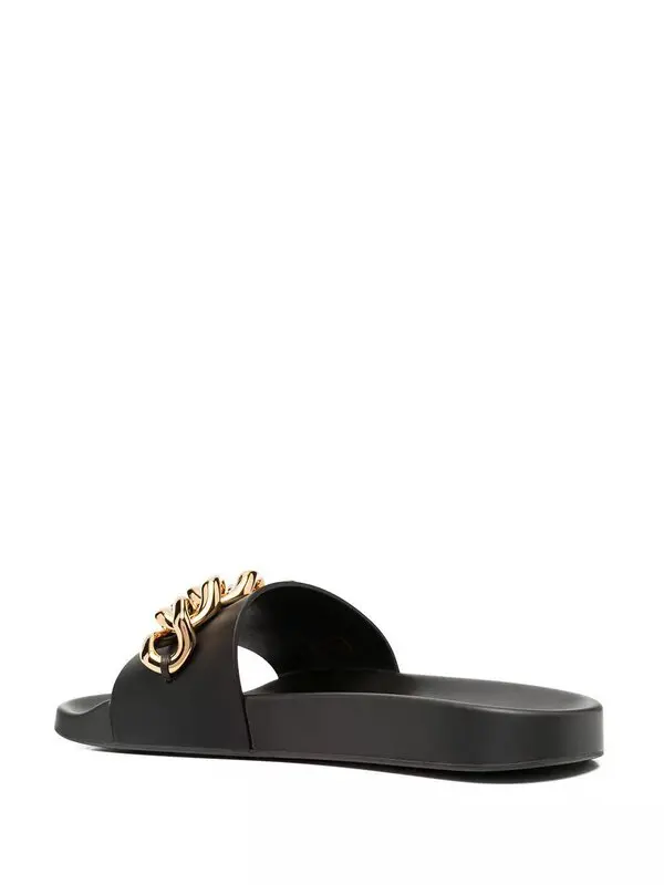 Versace Medusa Chain Embellished Slides