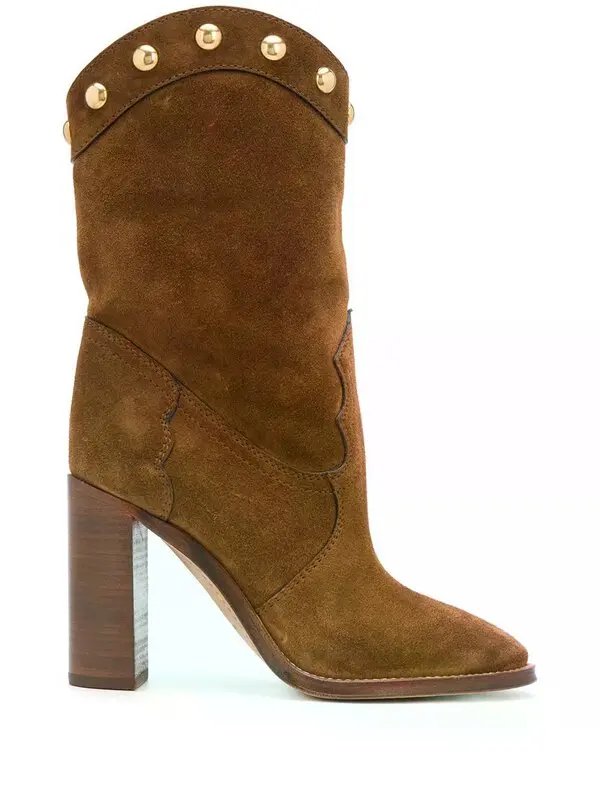 Saint Laurent Kate Suede Boots