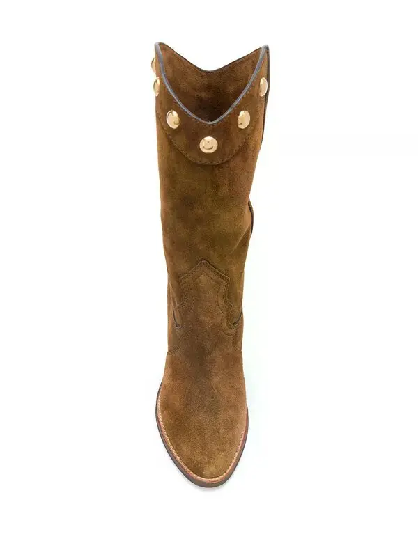 Saint Laurent Kate Suede Boots