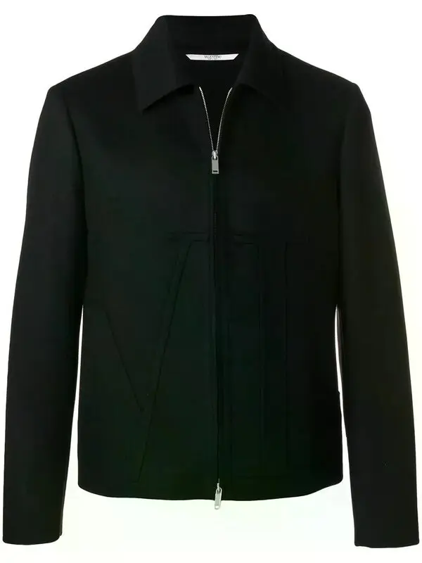 Valentino Garavani Vltn Virgin Wool-cashmere Blend Jacket