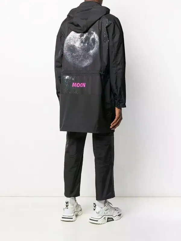 Valentino Garavani Moon Print Parka Coat