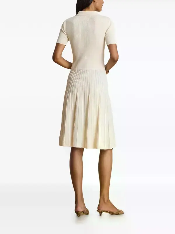 Ralph Lauren Rib-knit Short-sleeve Midi Dress