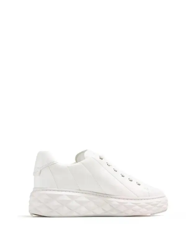 JIMMY CHOO Diamond Quilted-effect Chunky Sneakers