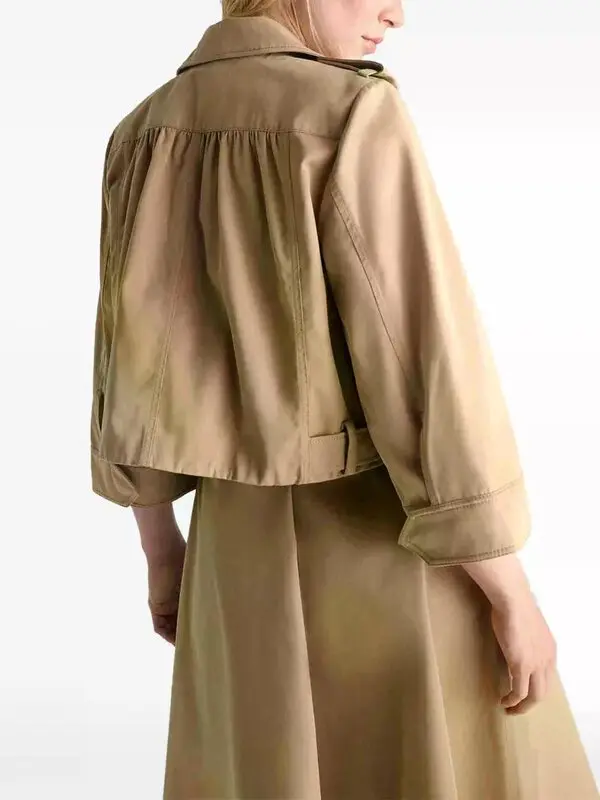 Dorothee Schumacher Beige Cropped Jacket