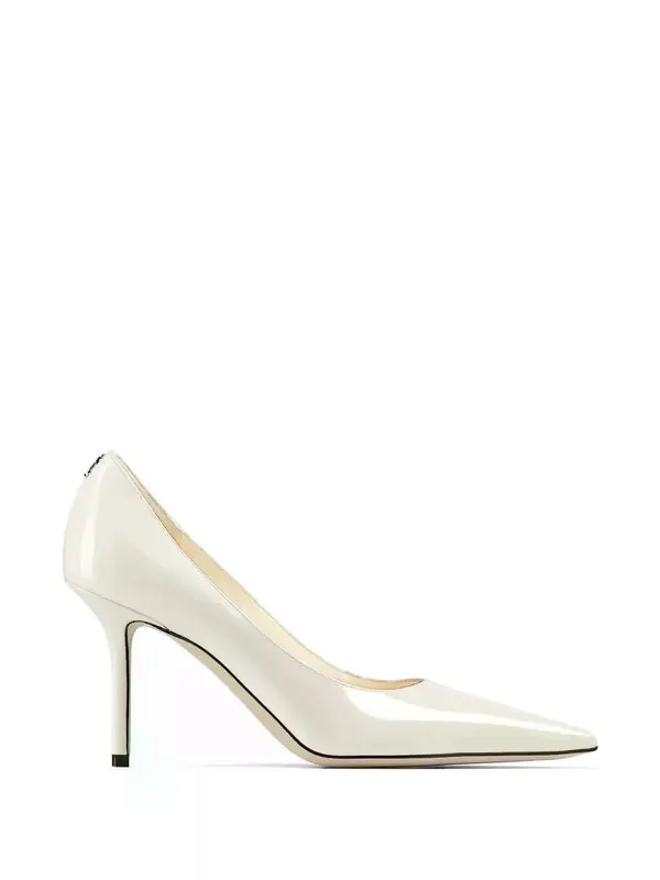 JIMMY CHOO Love Pointed Leather Pumps - Neutrals