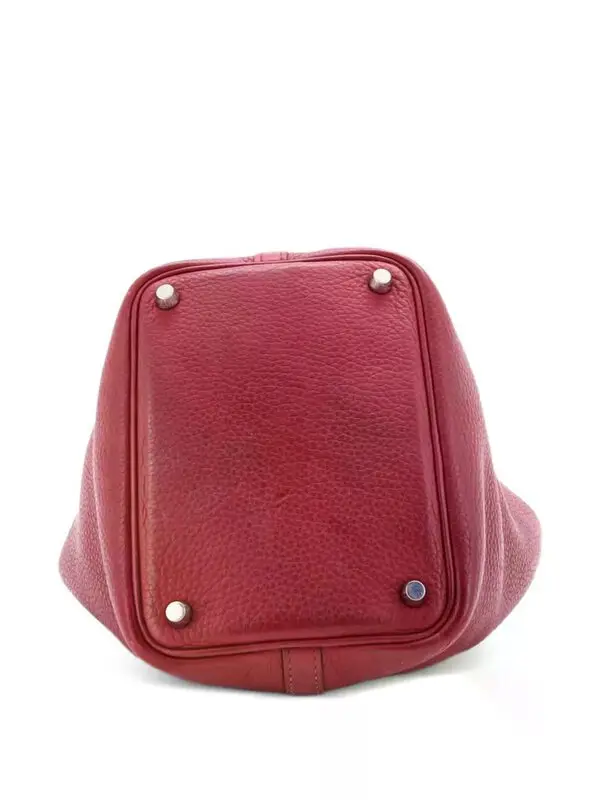 Hermès Picotin Lock Bag Clemence Pm - Red