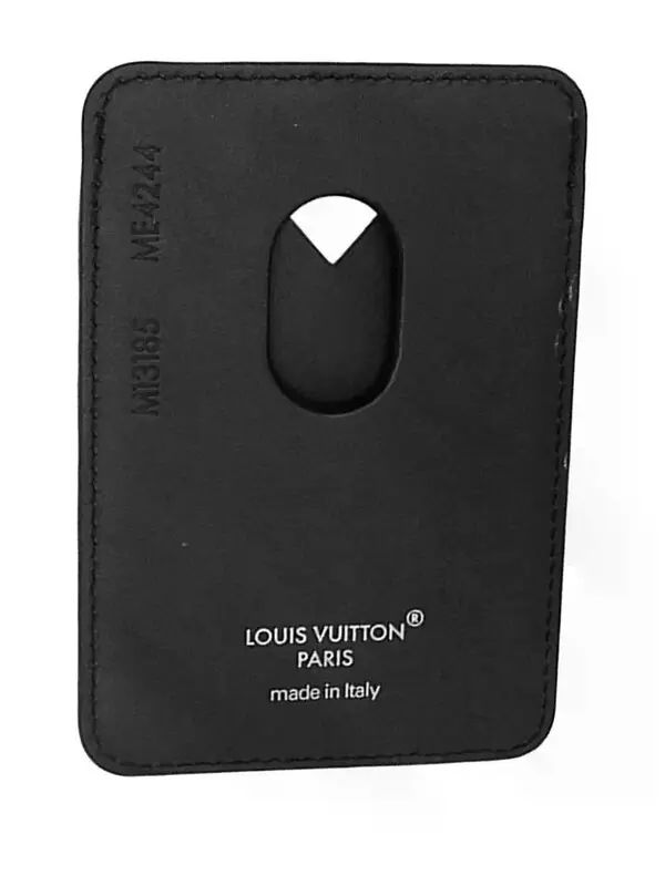 LOUIS VUITTON 2024 Monogram Macassar Magnetic Card Holder - Brown
