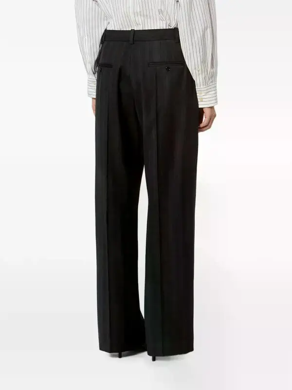 Isabel Marant Étoile Noanda Wool Plaid Wide-leg Trousers