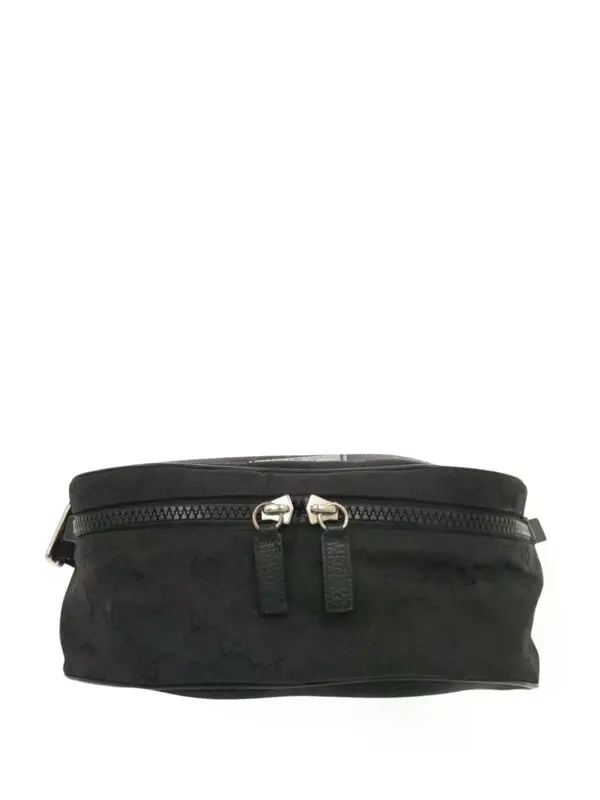 Gucci Gg Nylon Web Belt Bag - Black