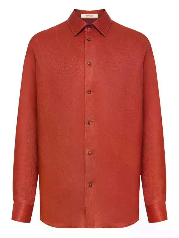 12 STOREEZ Buttoned Linen Shirt