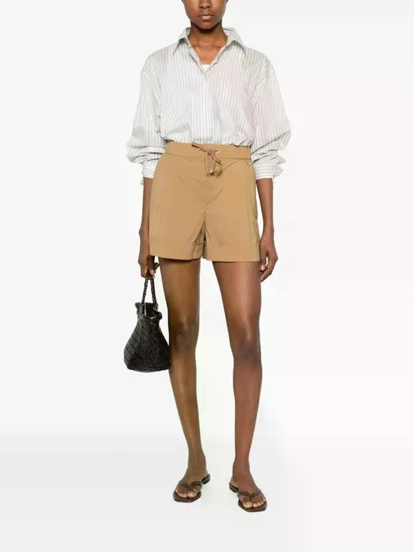 Herno Drawstring Turn-up Shorts