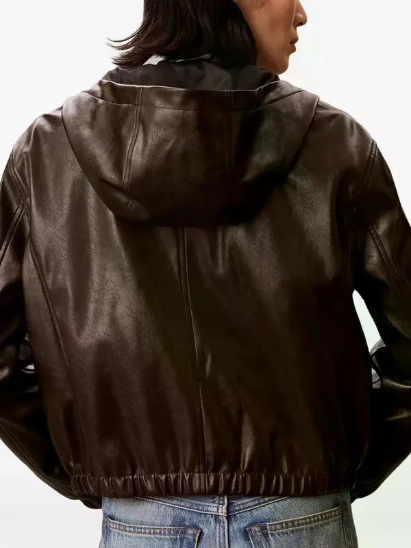 Calvin Klein Hooded Zip-up Bomber Jacket