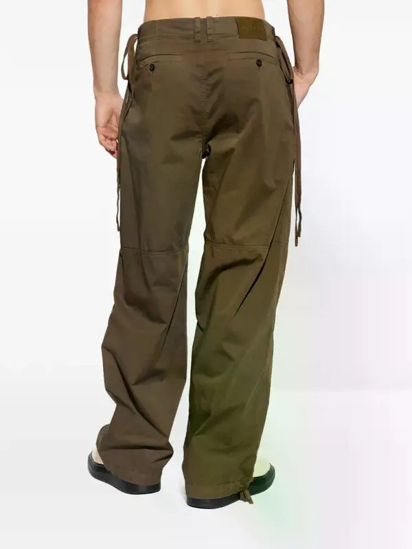 Alexander McQueen Cotton Drawstring Trousers