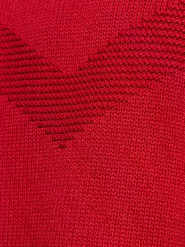 Dsquared2 Chevron Knit Roll Neck Sweater
